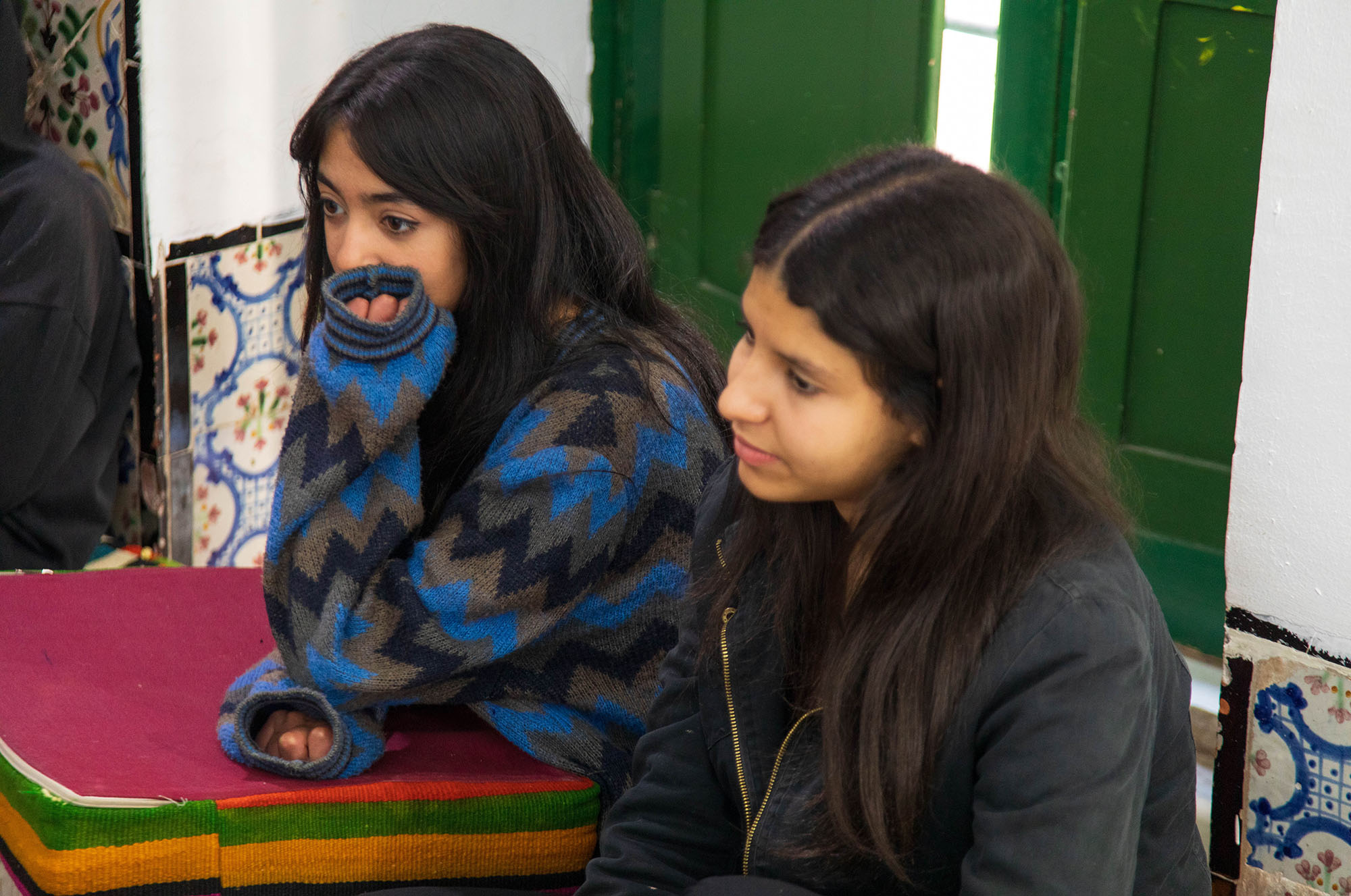 Asma & Nourchene's testimonies on the Art & Education programme